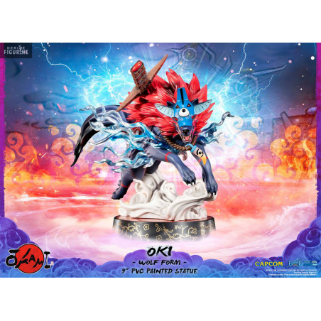 Figure Oki, Wolf Form - Okami - First4Figures