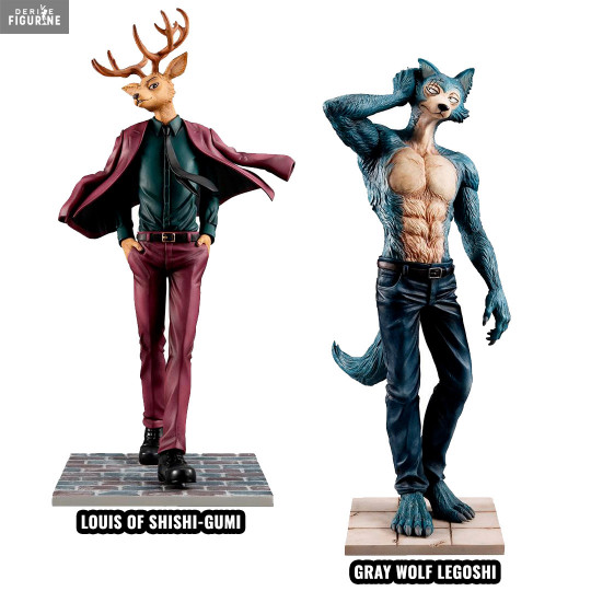 Figure Gray Wolf Legoshi or Louis of Shishi-Gumi - Beastars - Megahouse
