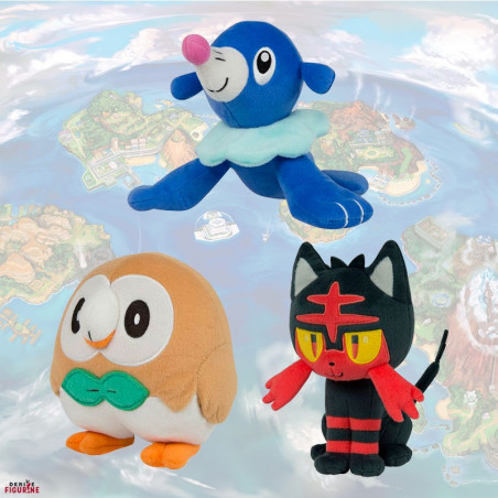 Popplio, Rowlet or Litten plush of your choice - Pokemon - Tomy